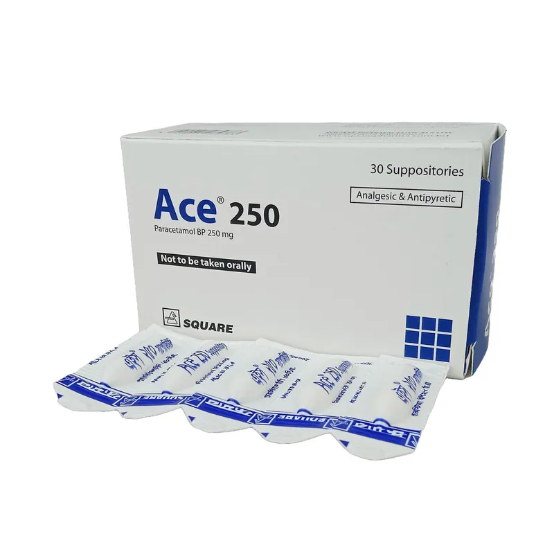 এইস্‌ ২৫০ মি.গ্রা. সাপোজিটরি | Ace 250 mg Suppository