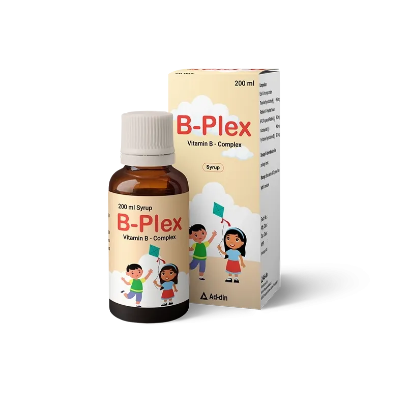 বি-প্লেক্স সিরাপ | (৫+২+২+২০ মি.গ্রা.)/৫ মিলি. | B-Plex Syrup | এড-দিন ...