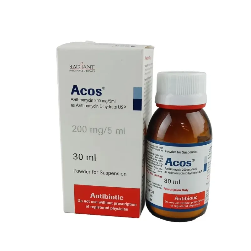 একোজ সাসপেনশন ২০০ মি.গ্রা./৫ মি.লি. | Acos 200 mg/5 ml Suspension | MedEx